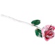 Hot Pink Platinum Dipped Rose - 24K Gold Platinum Dipped Roses