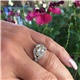 Gorgeous Platinum 1.30ct VVS2 Old European Cut Diamond Ring (stunning!)